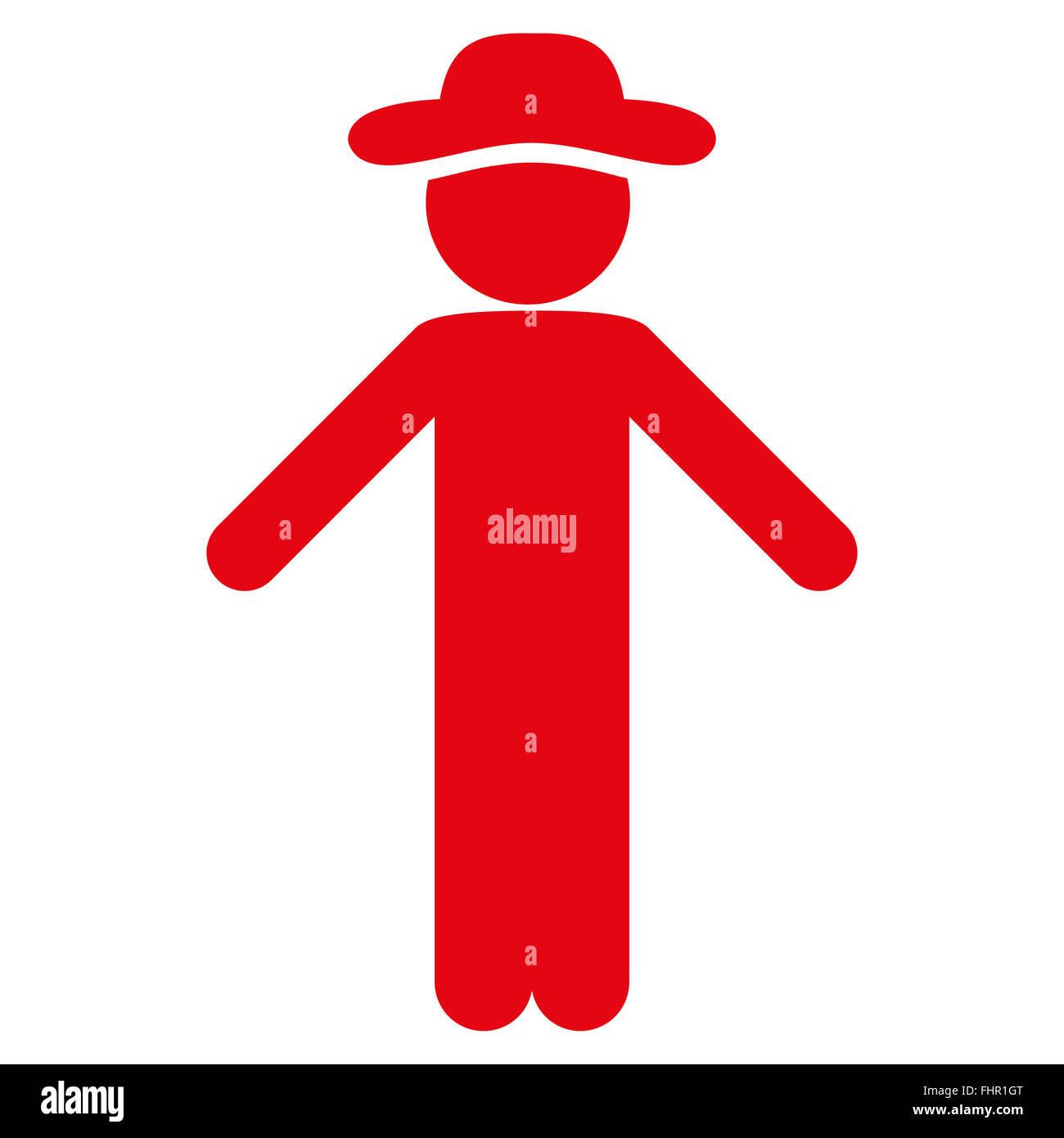 Man Apology Icon Stock Photo - Alamy