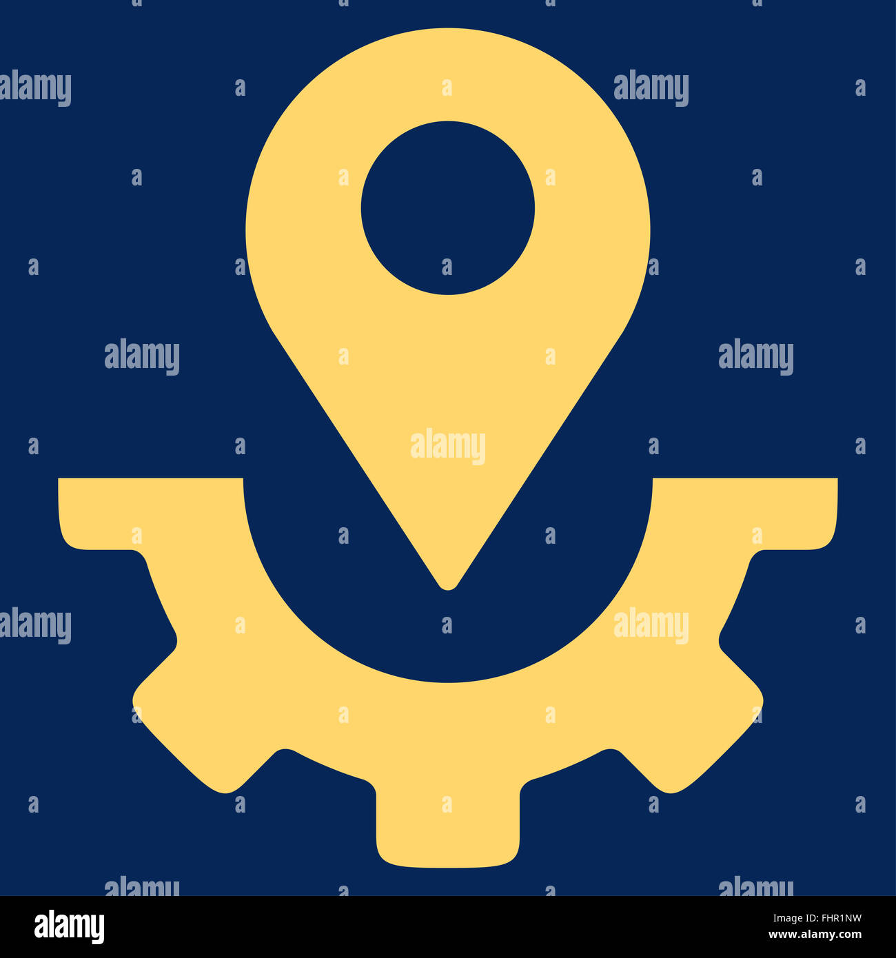 Service Map Marker Icon Stock Photo - Alamy
