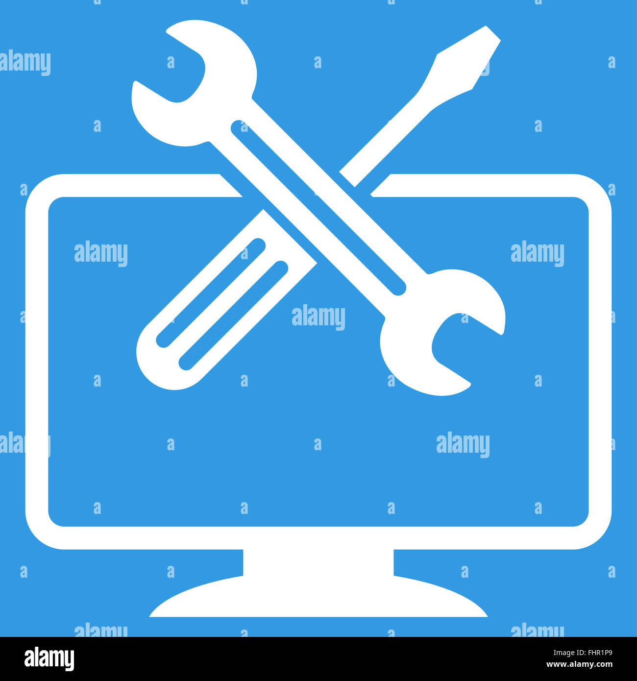Computer Tools Icon Stock Photo - Alamy