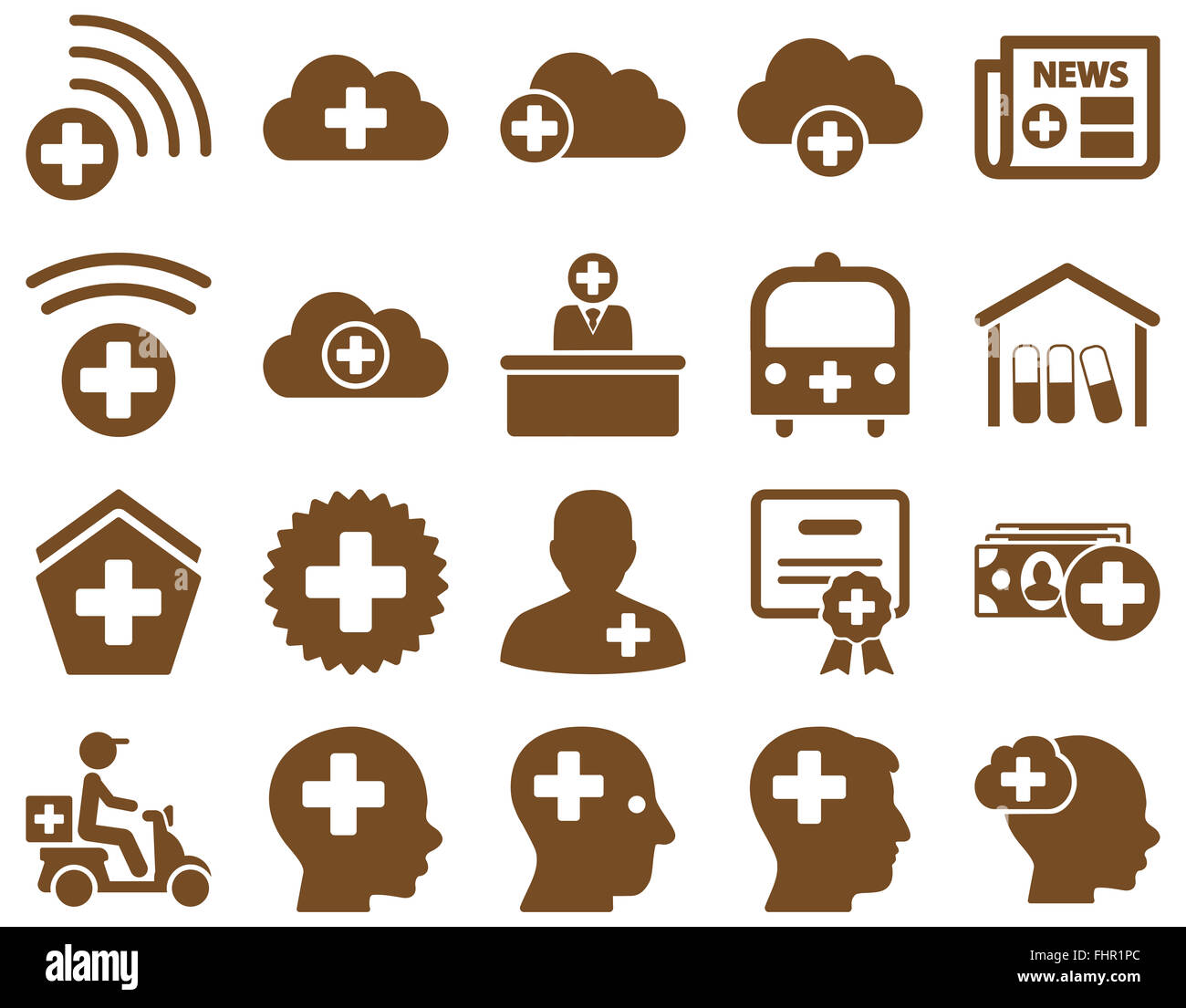 Medical icon set Stock Photo - Alamy
