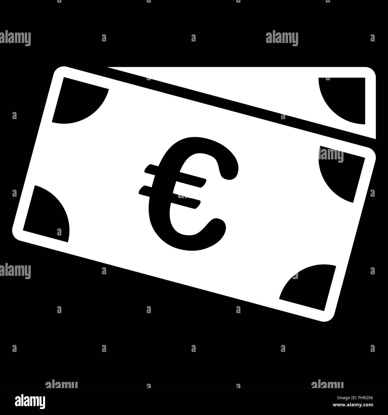 Euro Banknotes Icon Stock Photo - Alamy