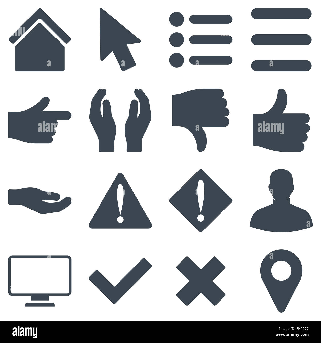 Basic user interface home hi-res stock photography and images - Alamy