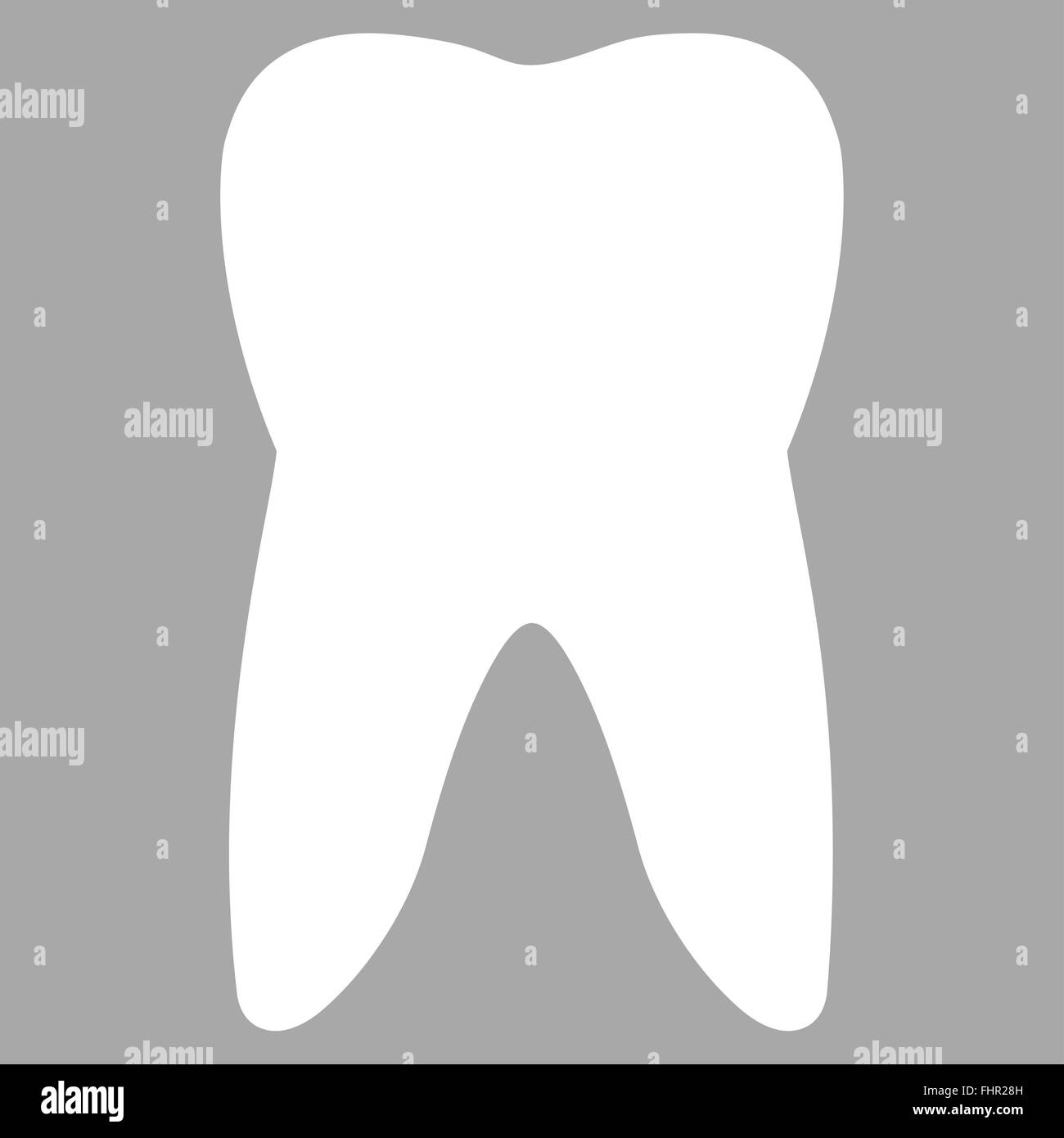 Tooth Flat Icon Stock Photo - Alamy