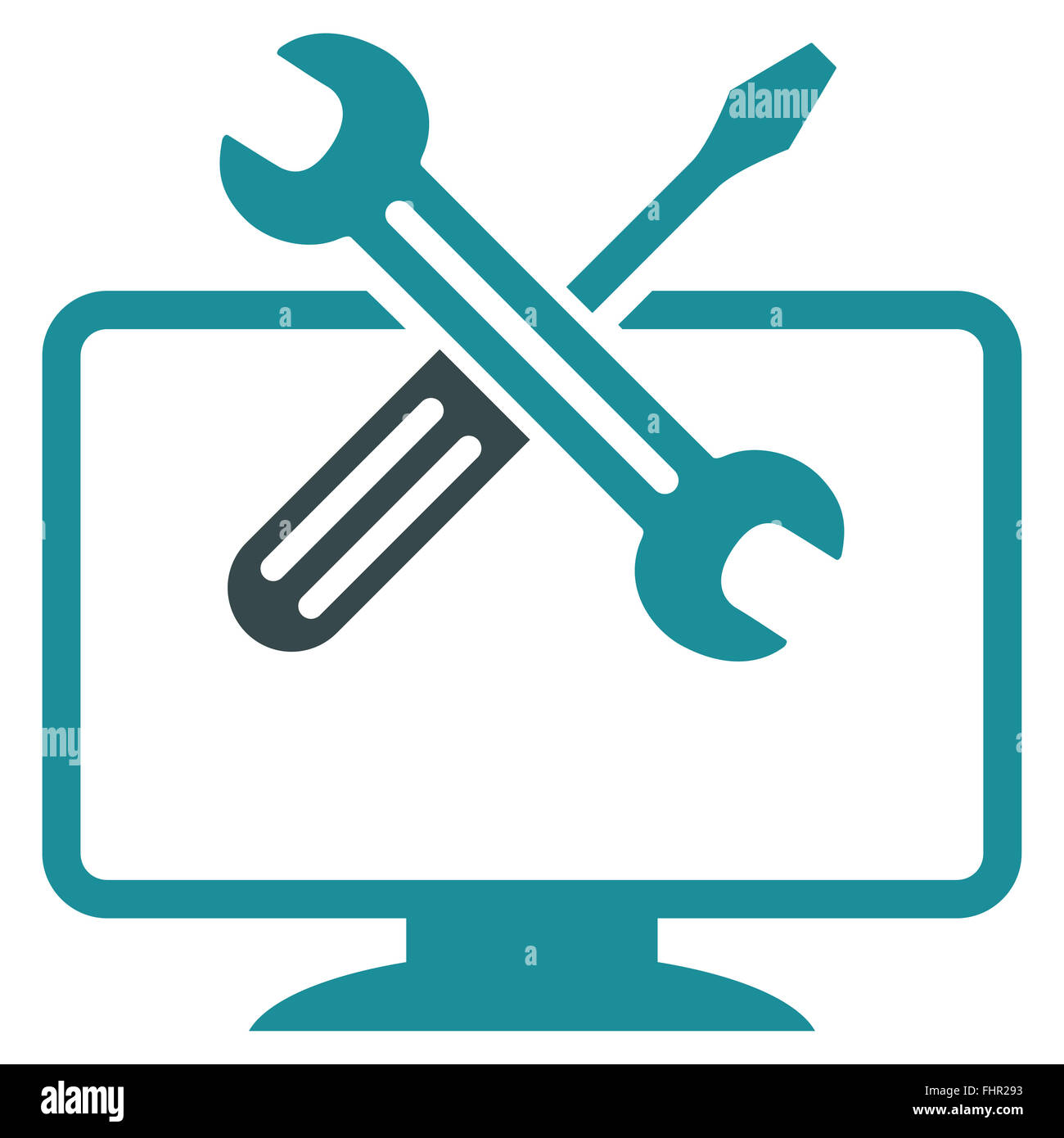 Computer Tools Icon Stock Photo - Alamy