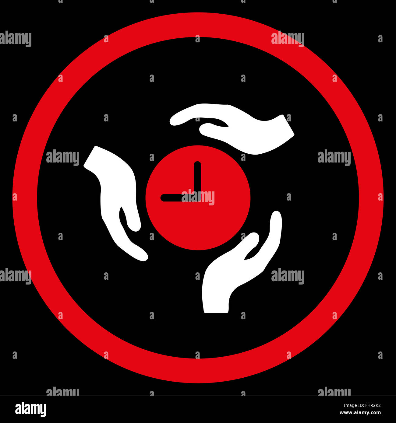 Time Care Icon Stock Photo - Alamy