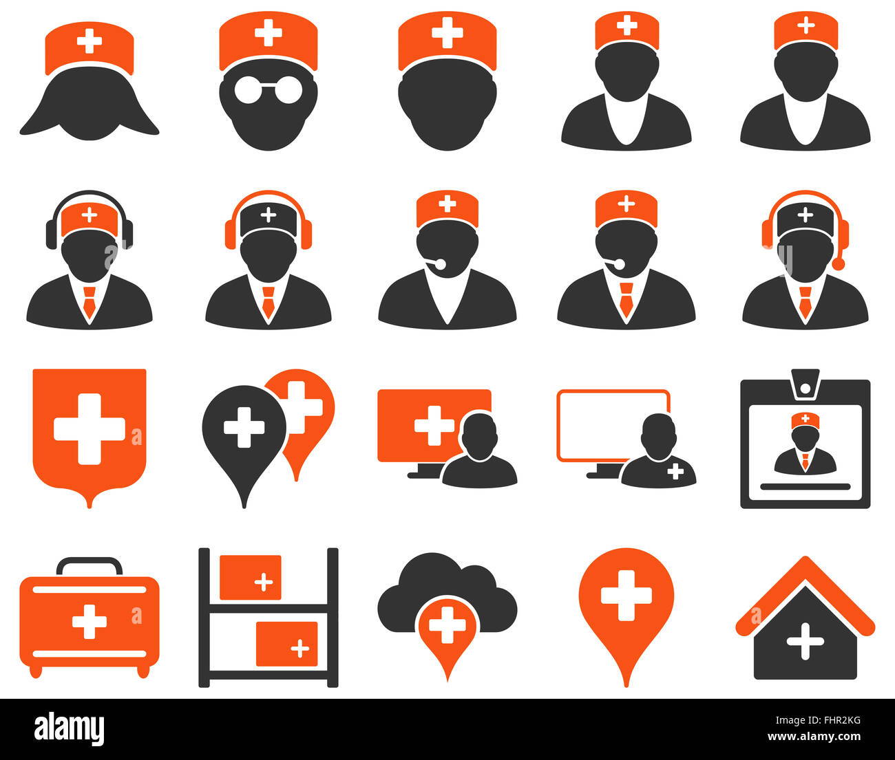 Medical icon set Stock Photo - Alamy