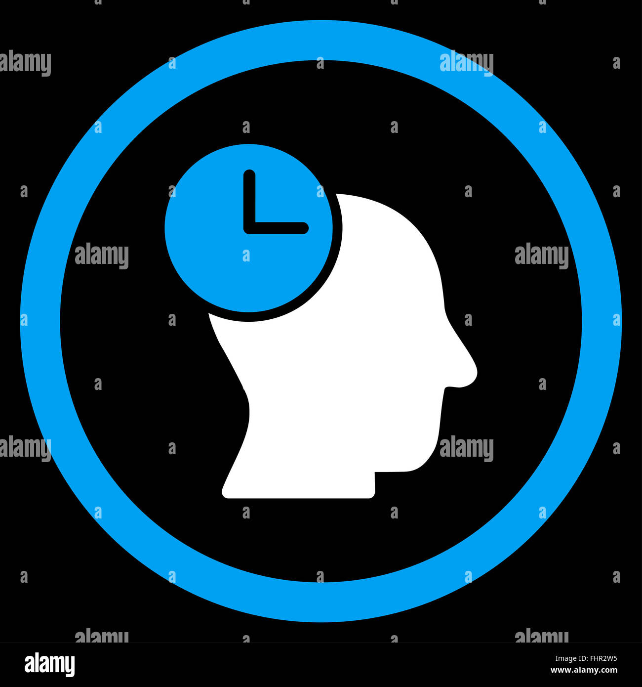 Time Thinking Icon Stock Photo - Alamy