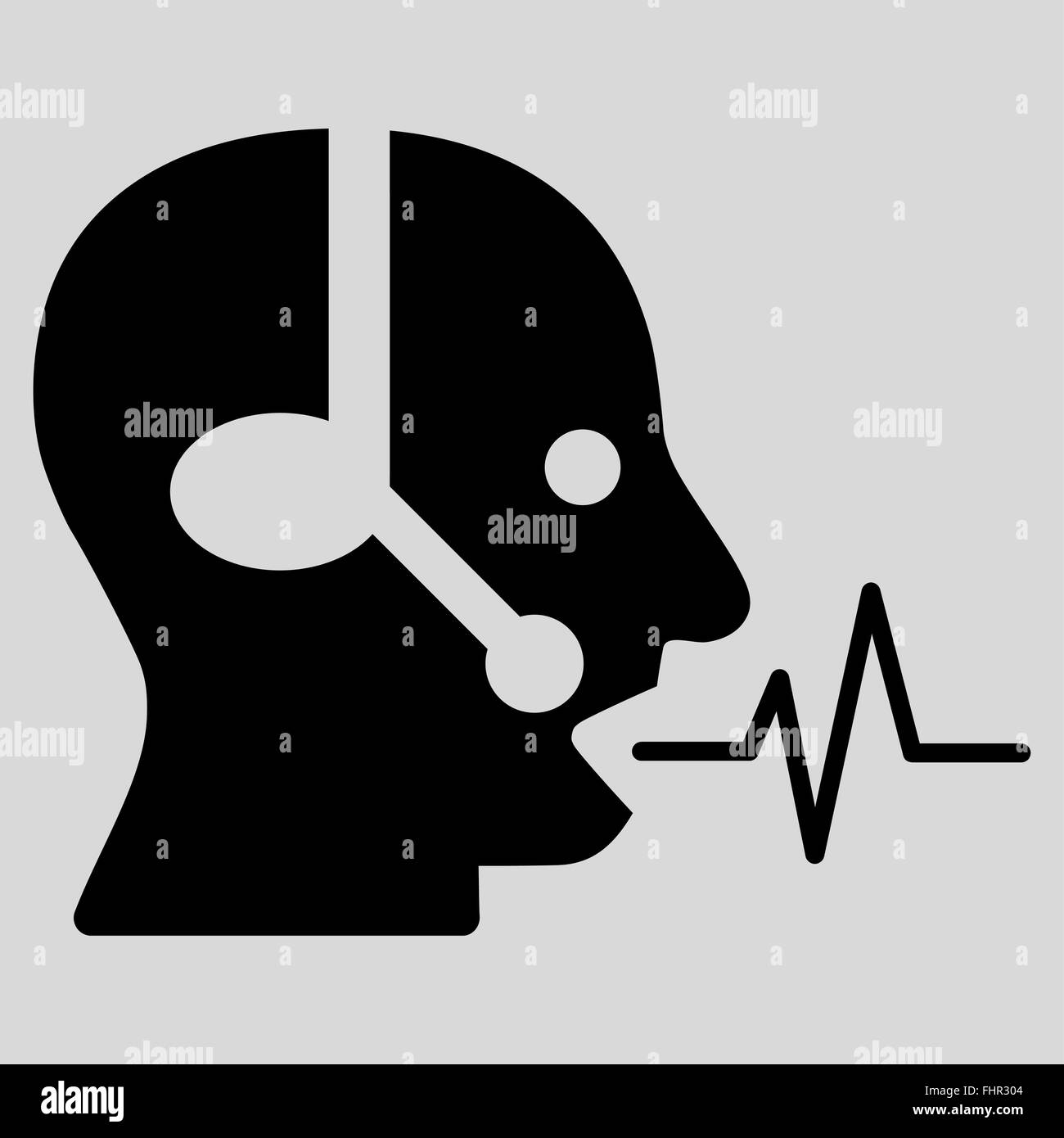 Operator Signal Icon Stock Photo - Alamy