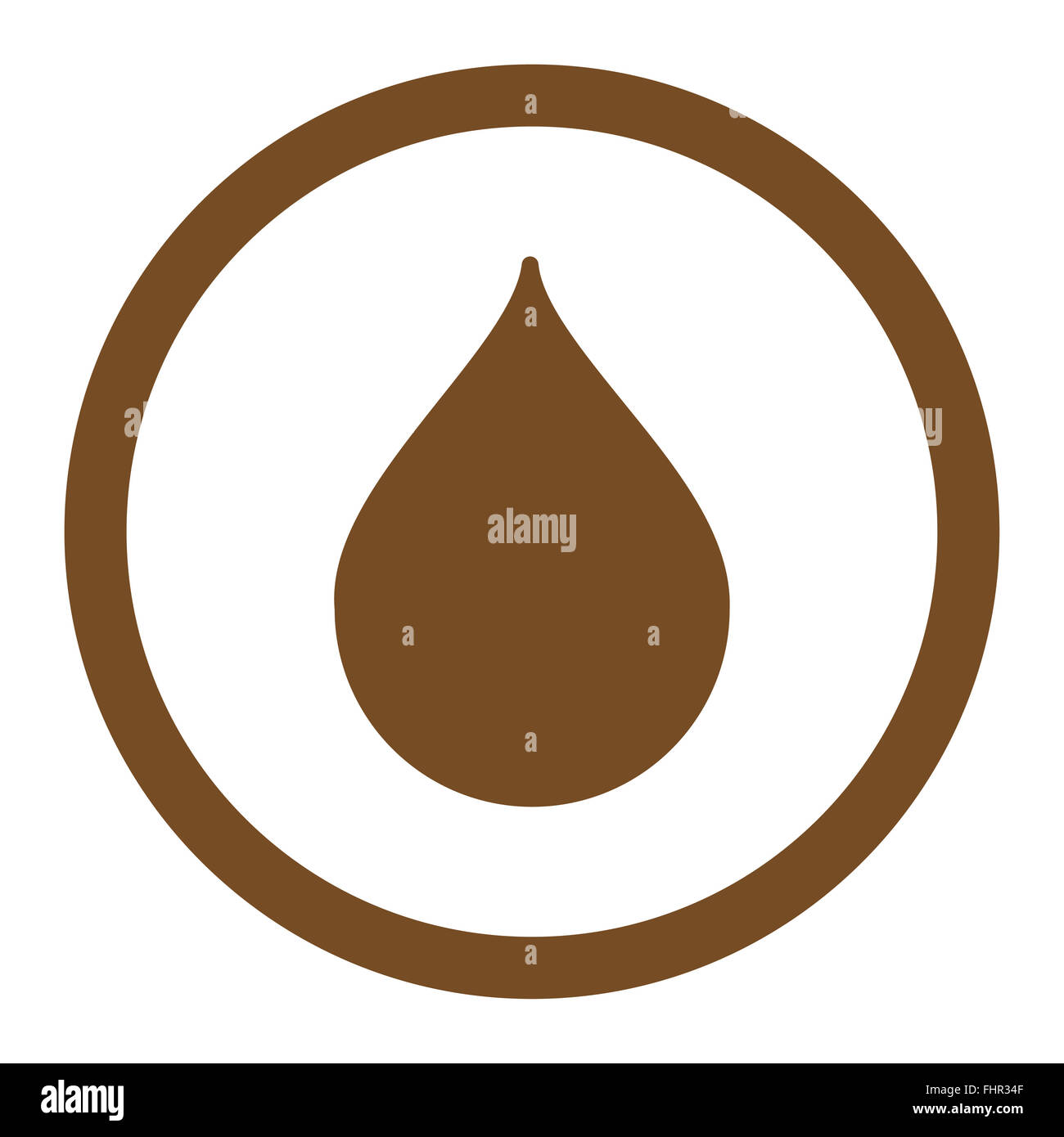 Drop Rounded Vector Icon Stock Photo - Alamy