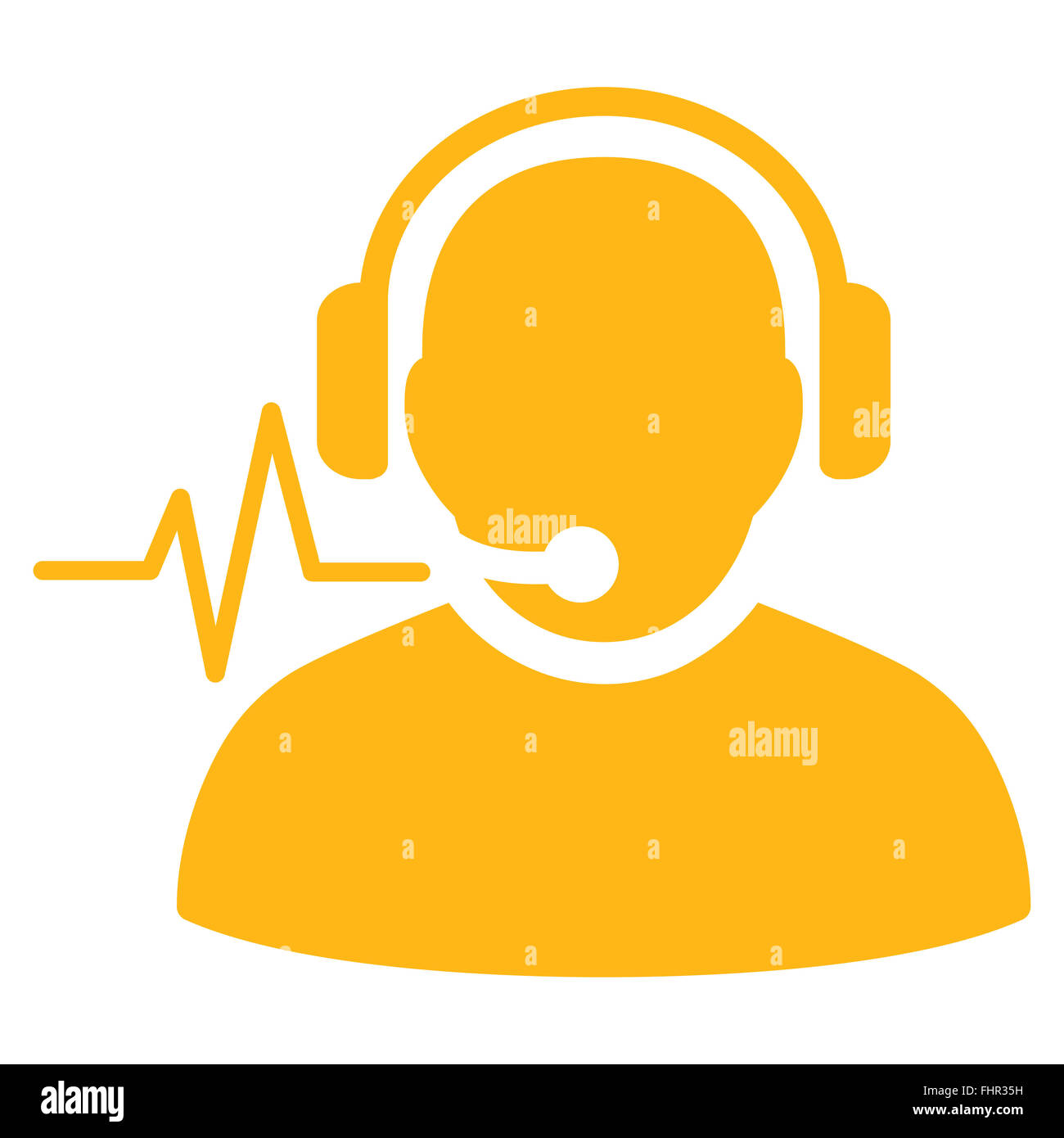 Operator Signal Icon Stock Photo - Alamy