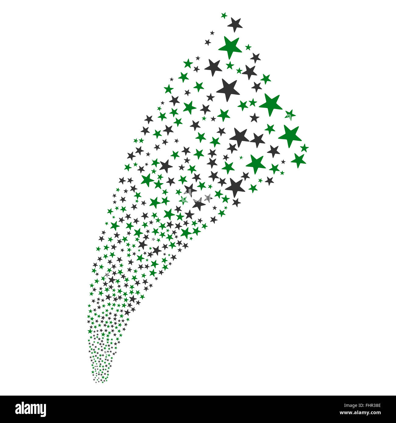 Pyrotechnic Star Salute Stream Stock Photo - Alamy