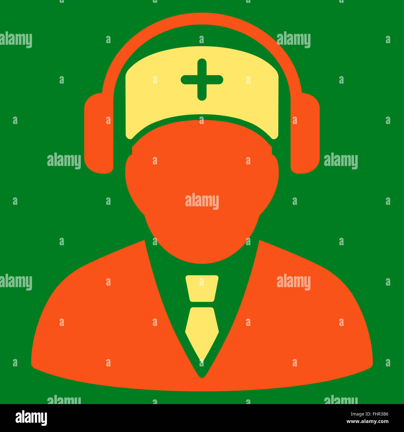 Medical Call Center Icon Stock Photo - Alamy