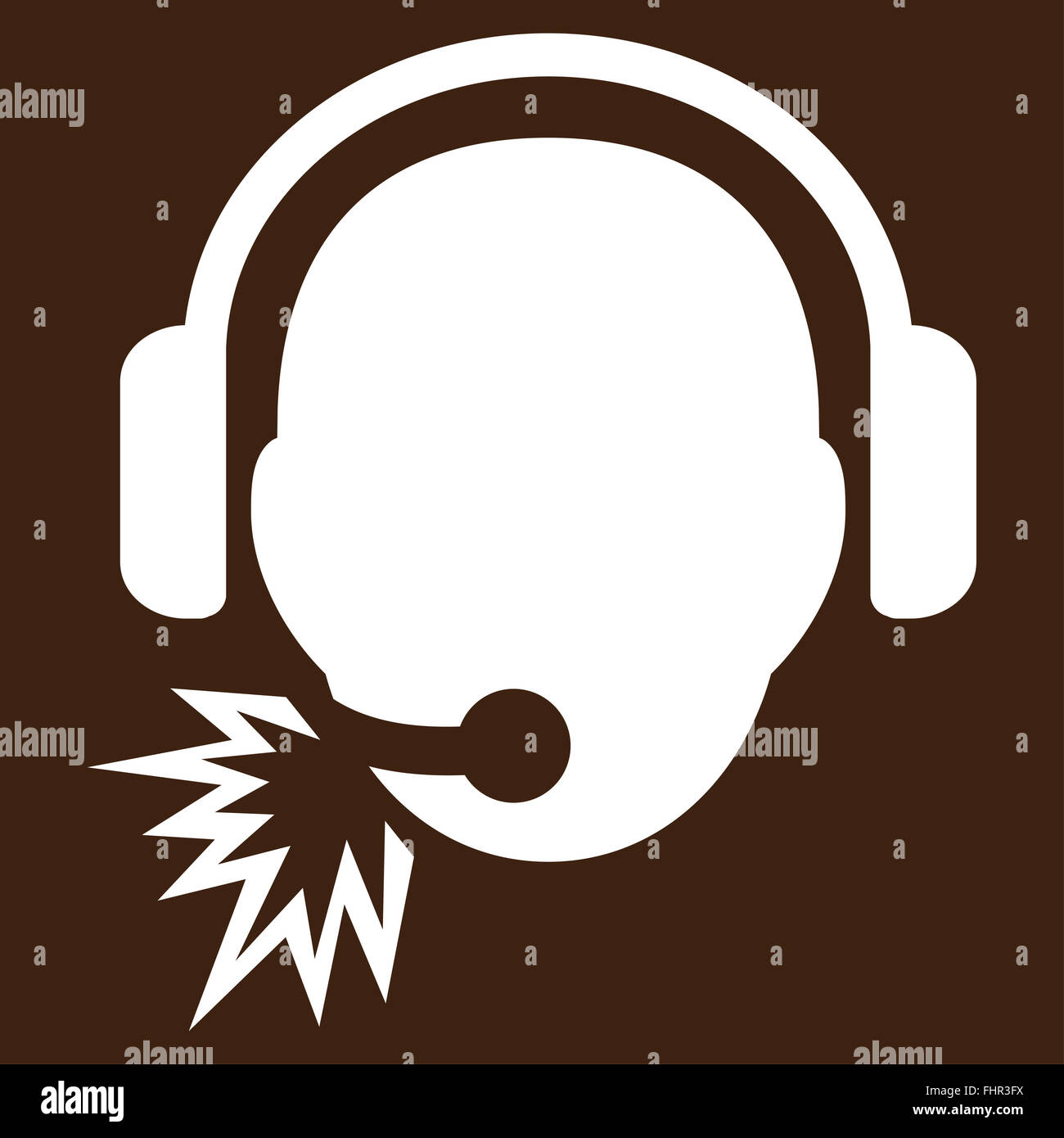Operator Message Icon Stock Photo - Alamy