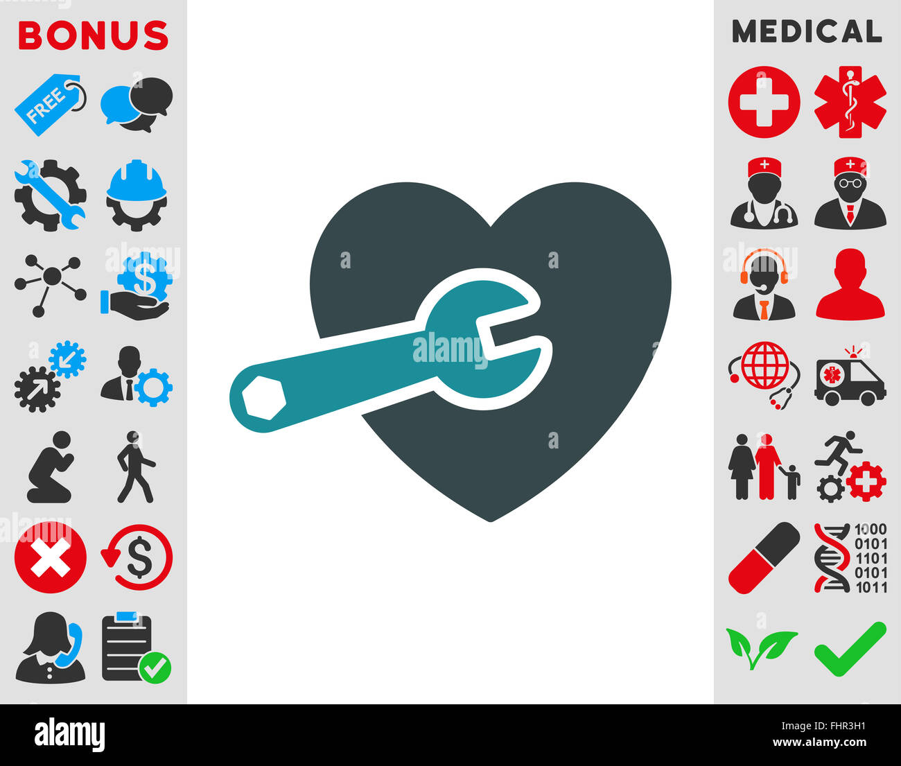 Heart Surgery Icon Stock Photo - Alamy