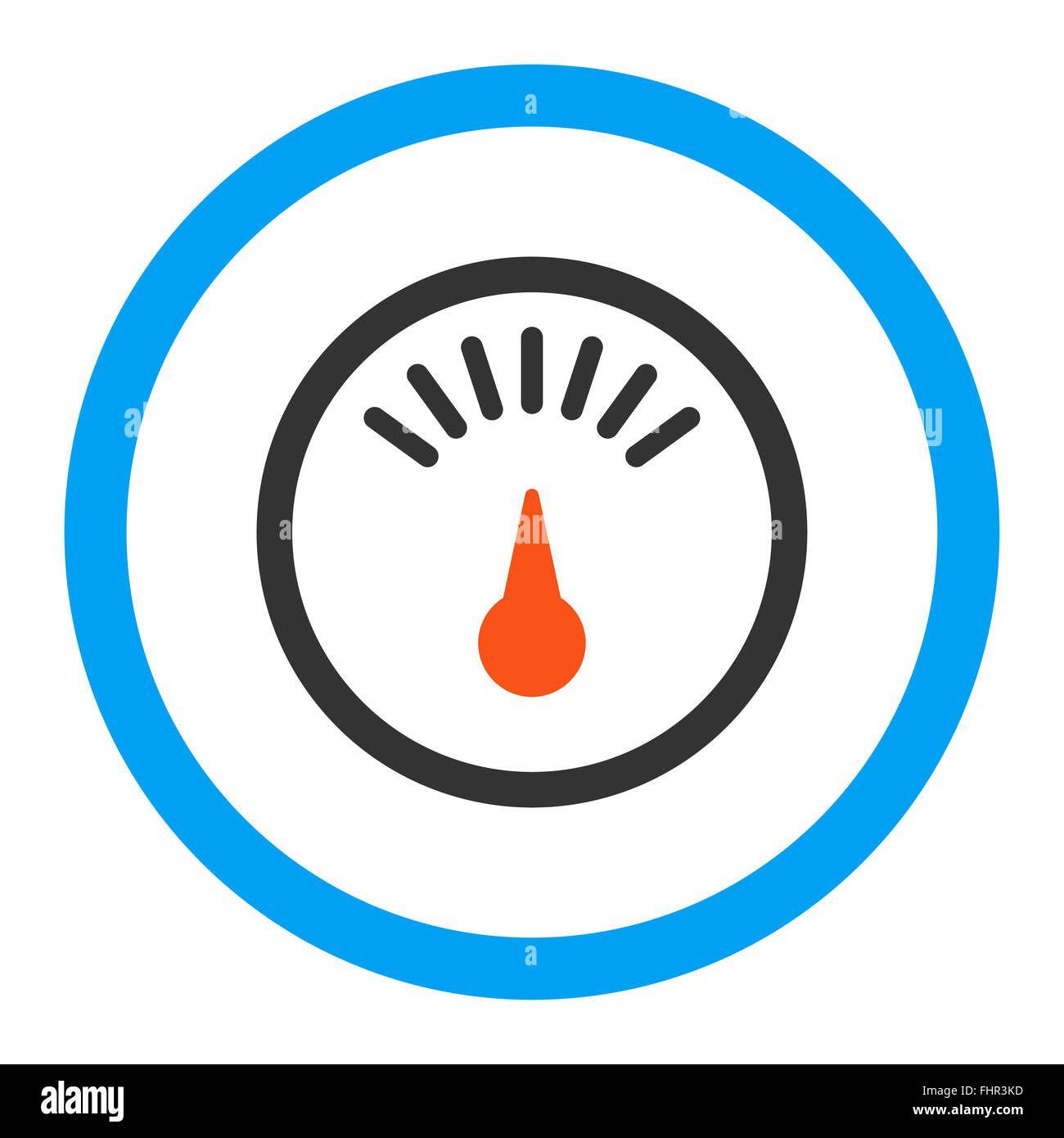 Meter Rounded Vector Icon Stock Photo - Alamy