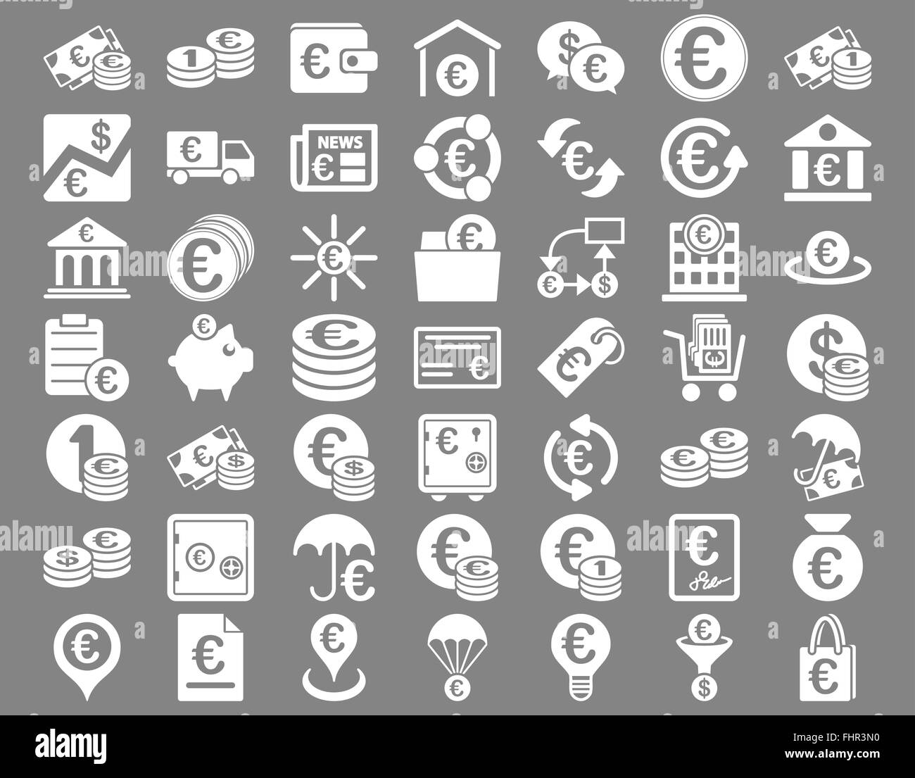 Euro piggy bank coin map hi-res stock photography and images - Alamy