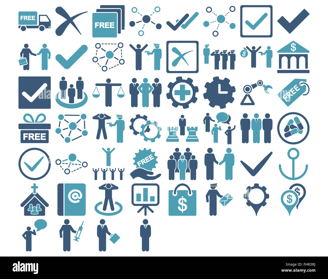 Business Icon Set Stock Photo - Alamy