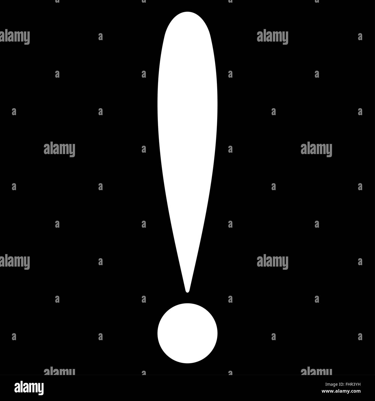 Exclamation sign icon Stock Photo - Alamy