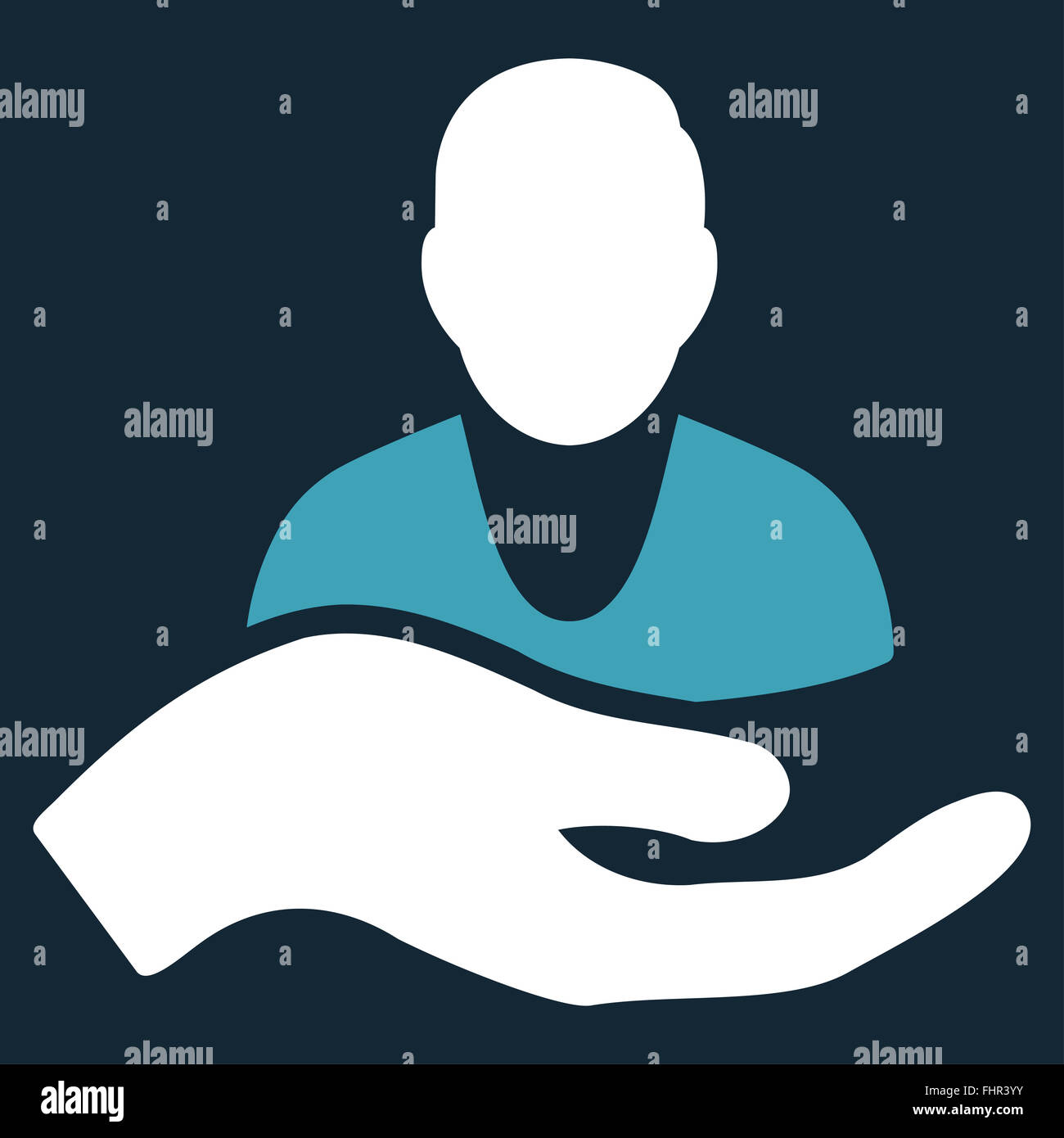 Patient Assistance Icon Stock Photo - Alamy