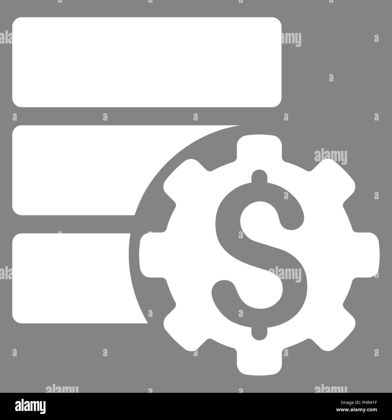 Bank Database Options Icon Stock Photo - Alamy