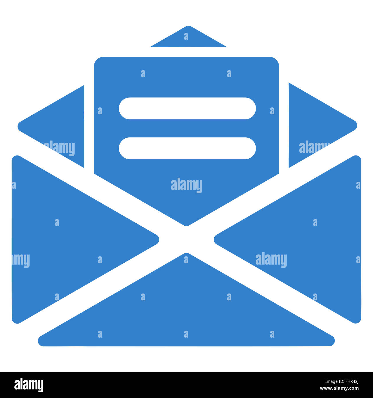Open Mail Icon Stock Photo - Alamy