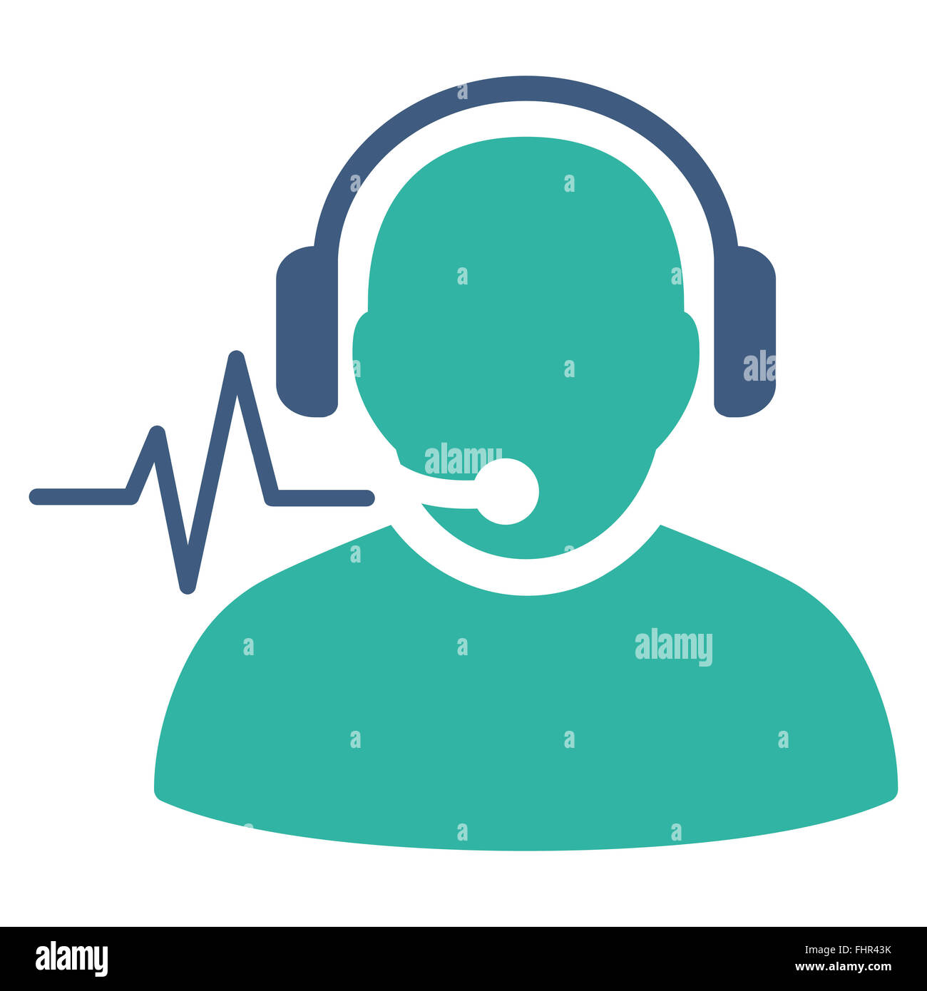 Operator Signal Icon Stock Photo - Alamy