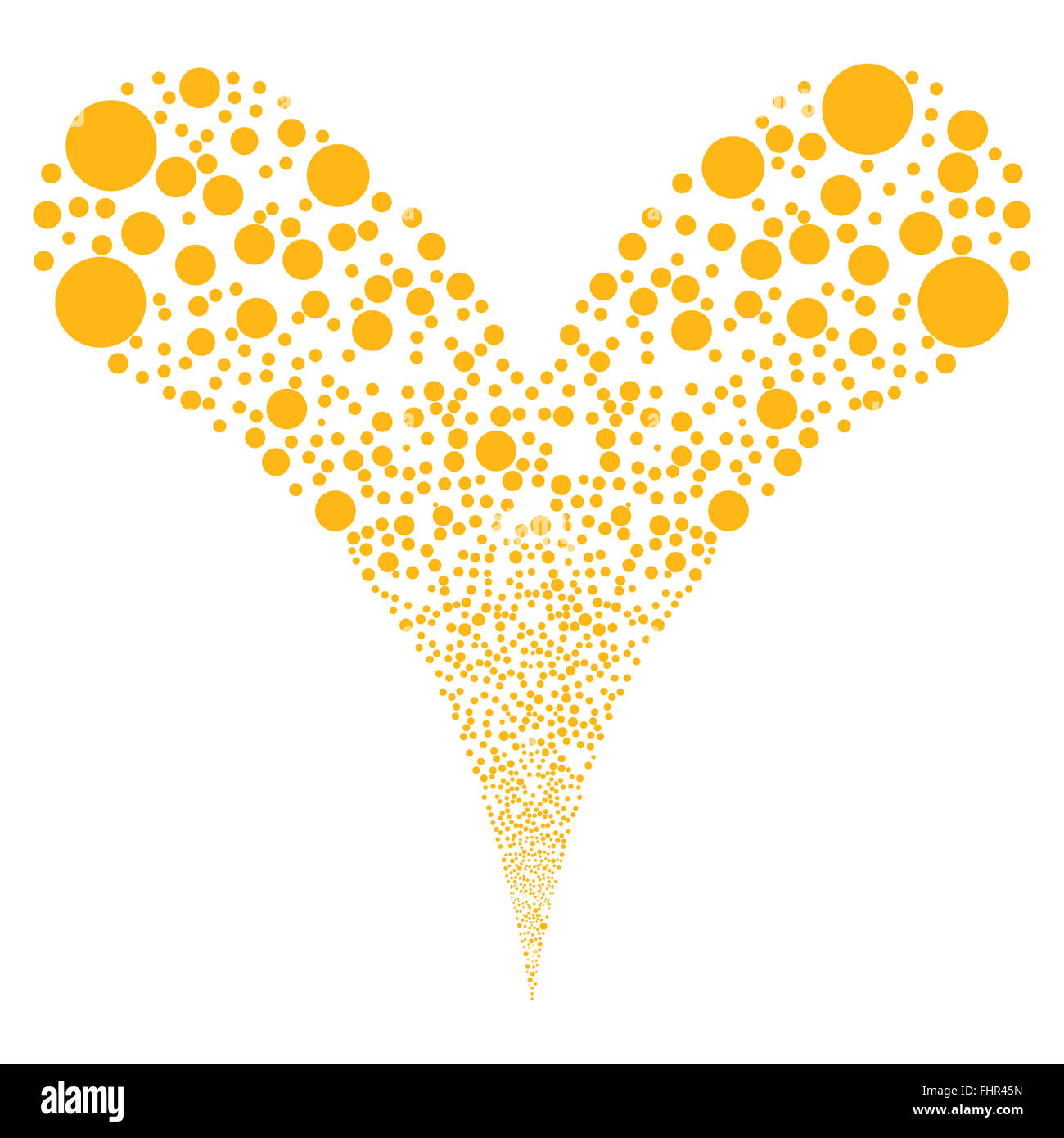 Double Circle Fireworks Stock Photo - Alamy