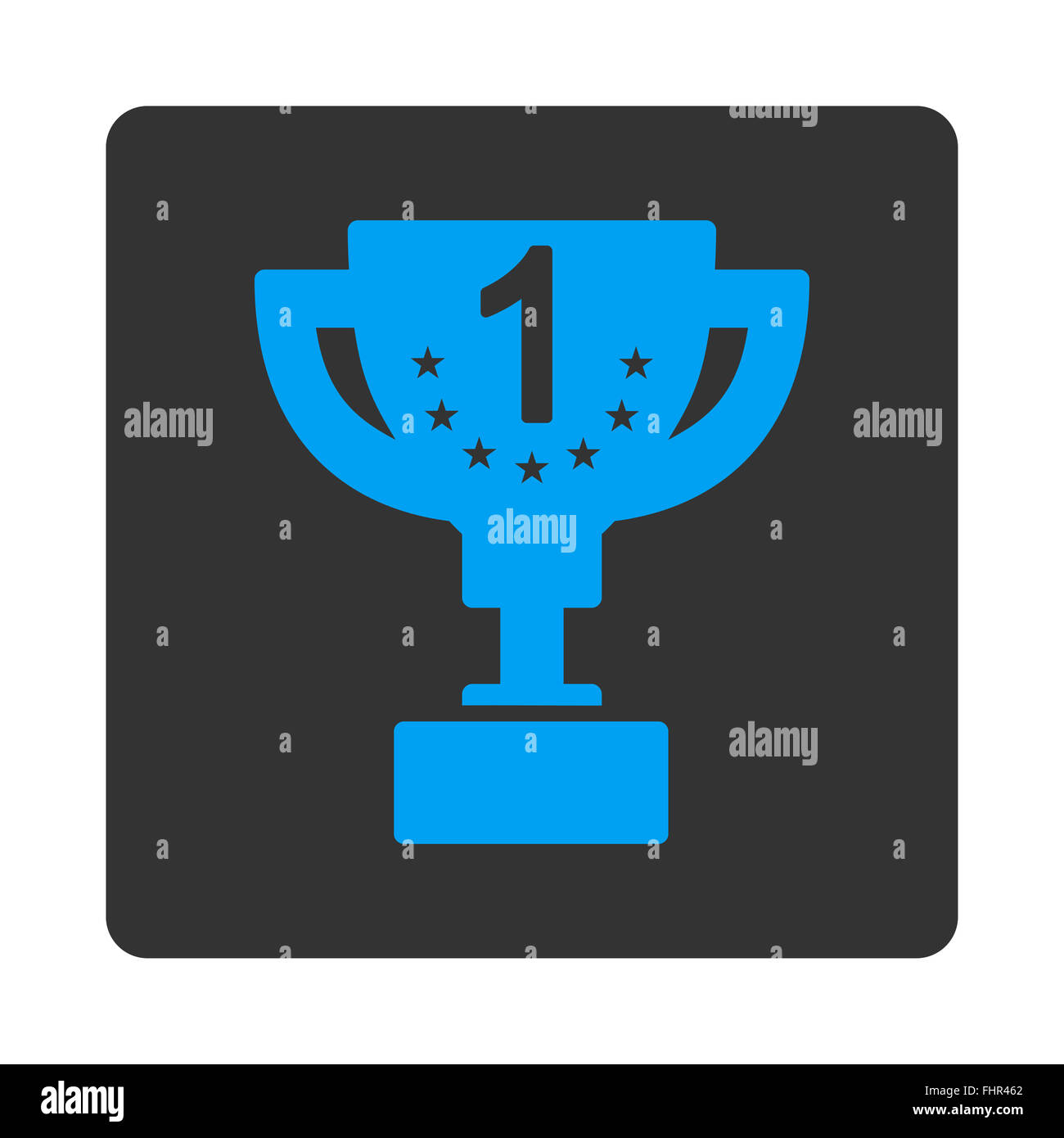 First prize icon from Award Buttons OverColor Set Stock Photo - Alamy