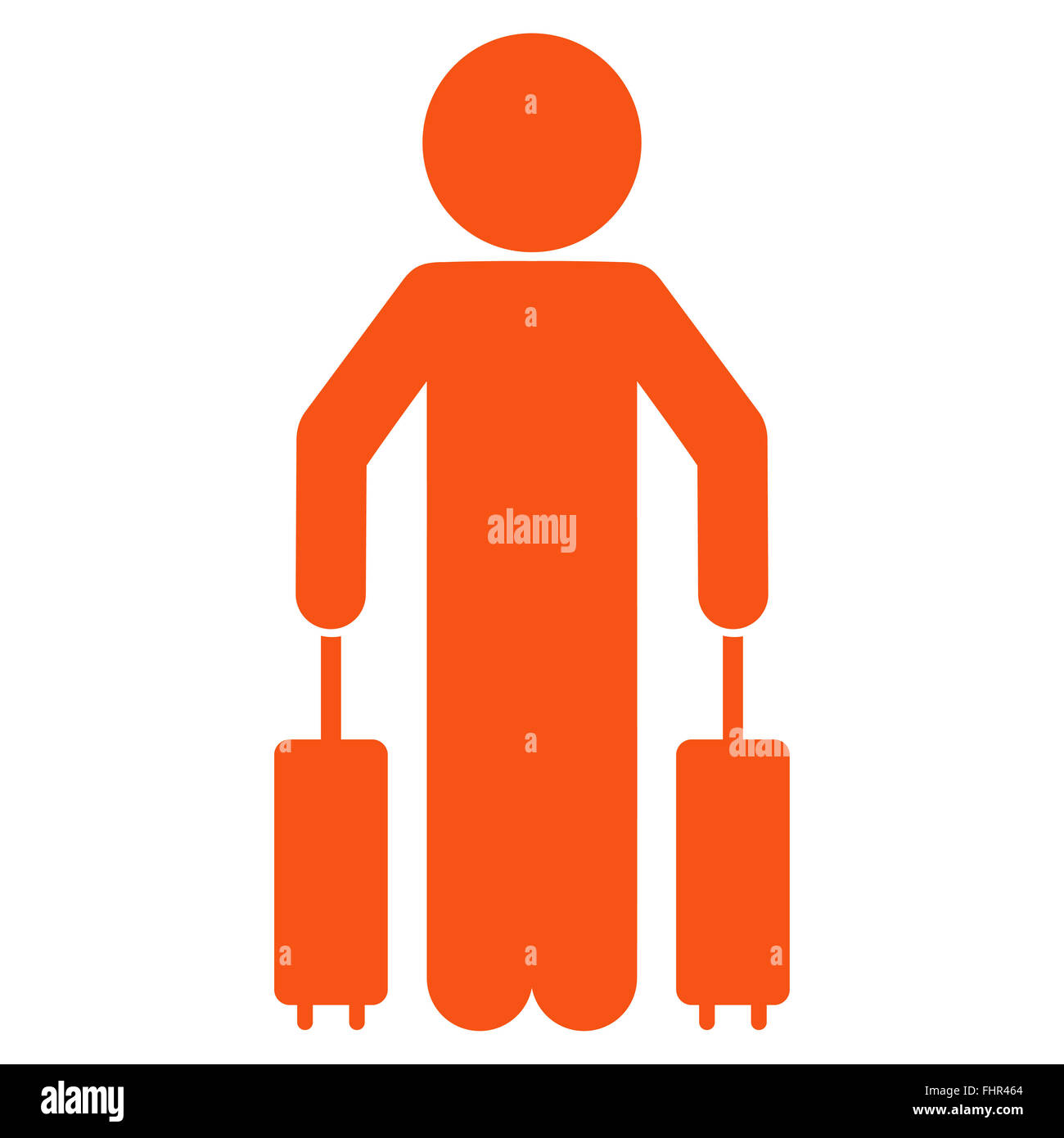 Character Passenger Icon Stock Photo - Alamy