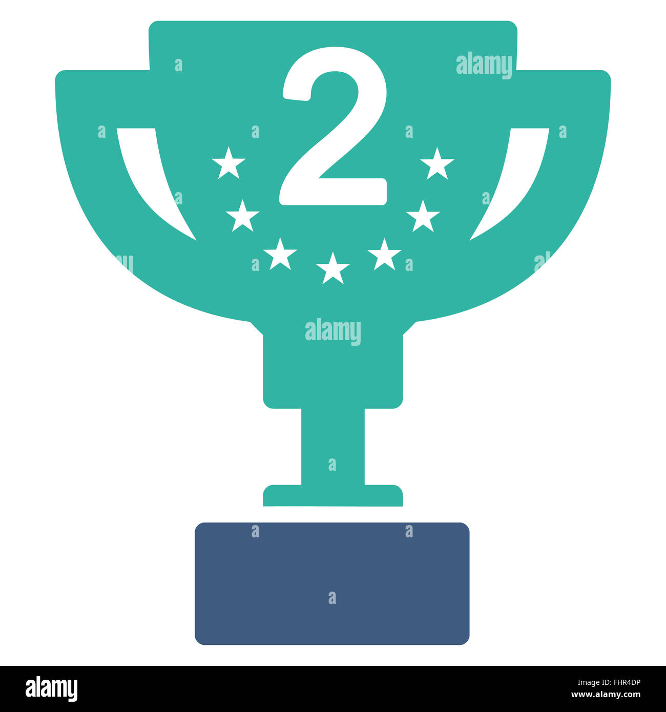 Second prize icon from Competition amp; Success Bicolor Icon Set Stock ...
