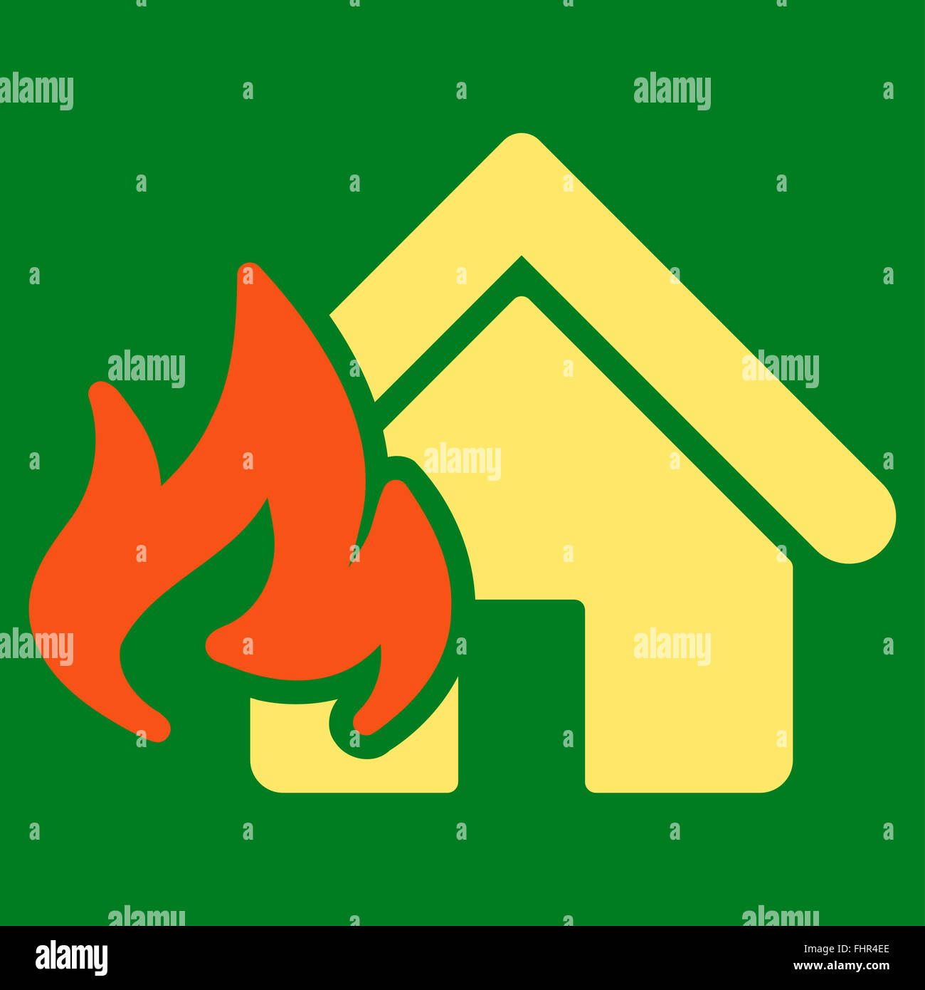 Fire Damage icon from Business Bicolor Set Stock Photo - Alamy