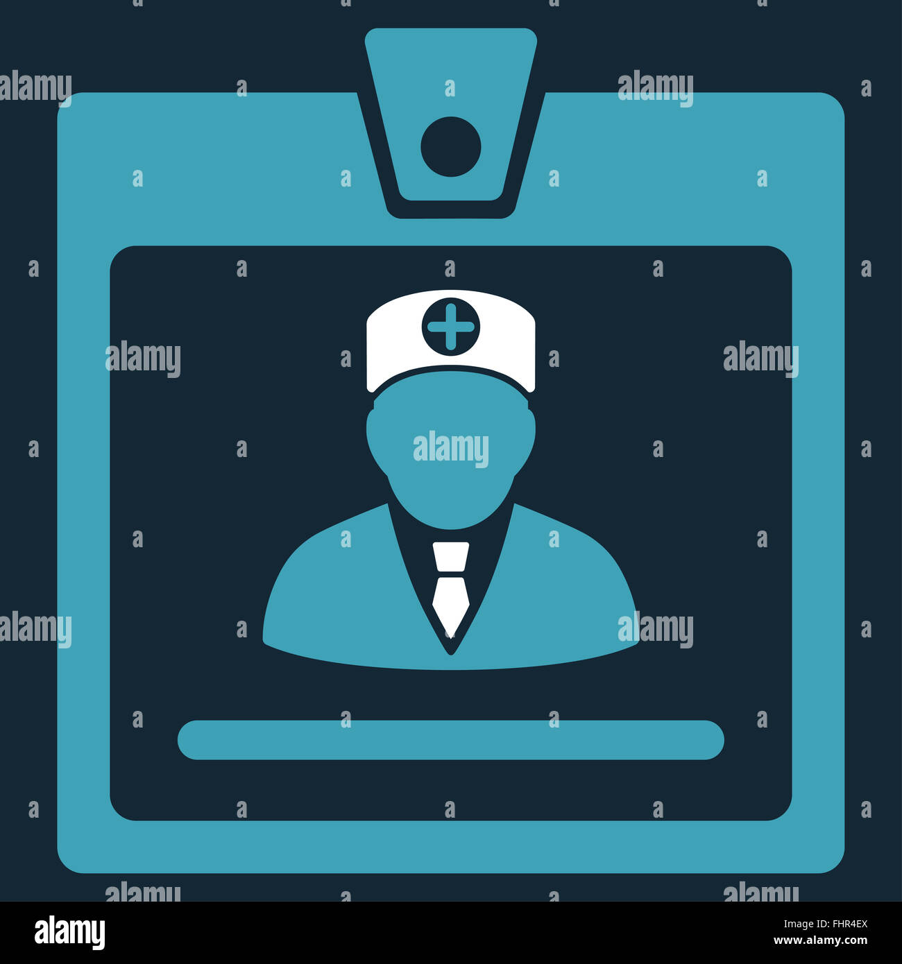 Dark blue id card icon hi-res stock photography and images - Alamy