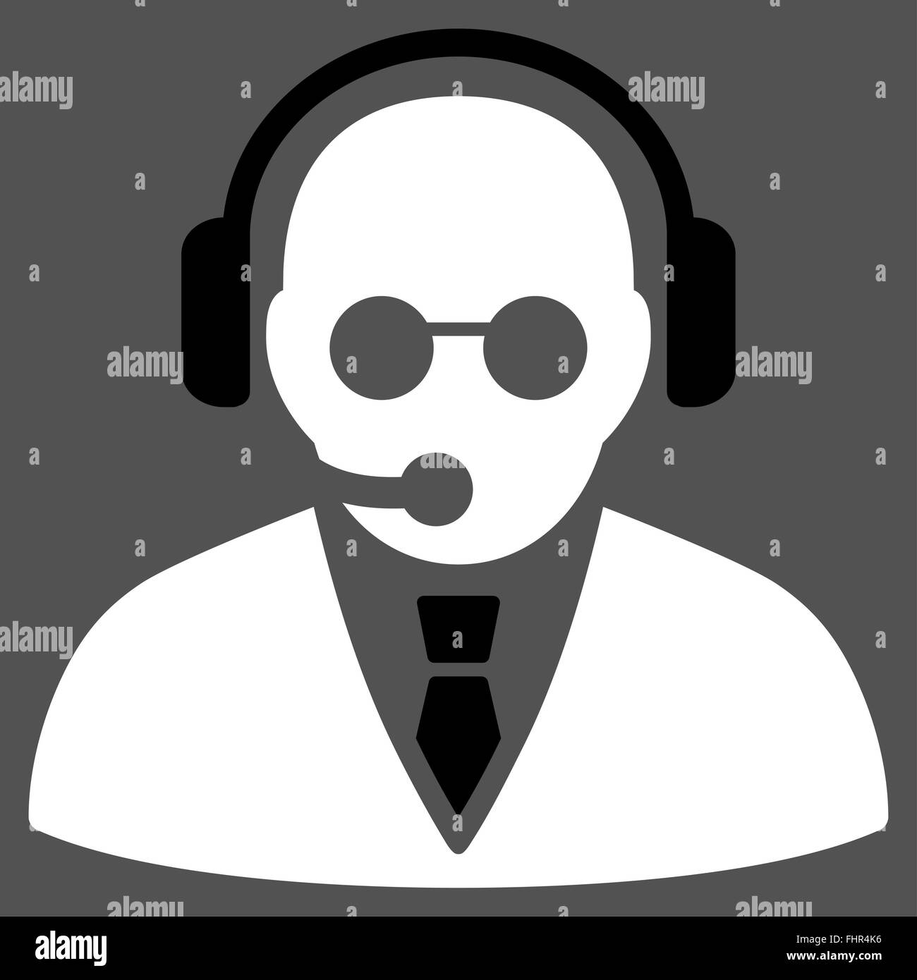 Support Manager Icon Stock Photo - Alamy