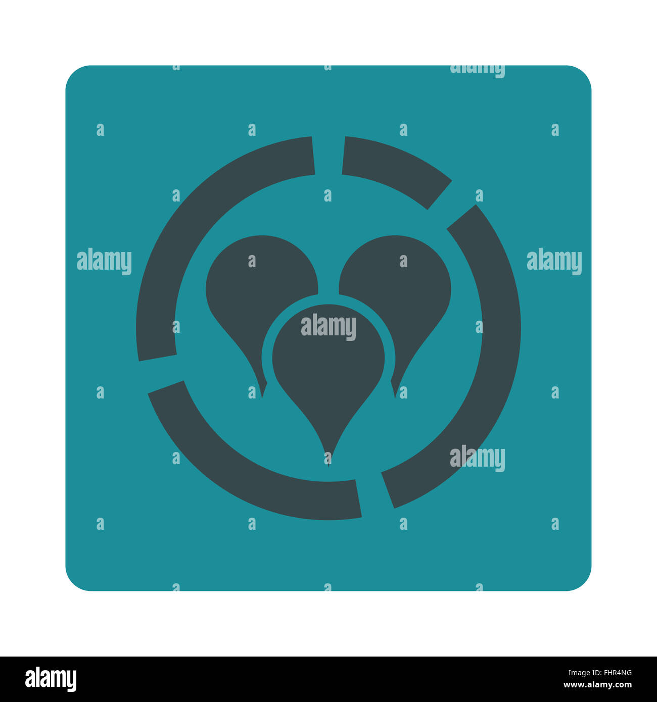 Geo diagram icon Stock Photo - Alamy