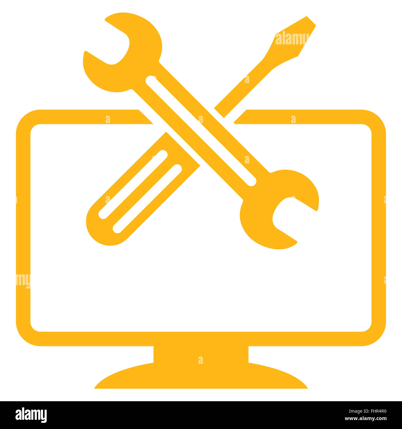 Computer Tools Icon Stock Photo - Alamy