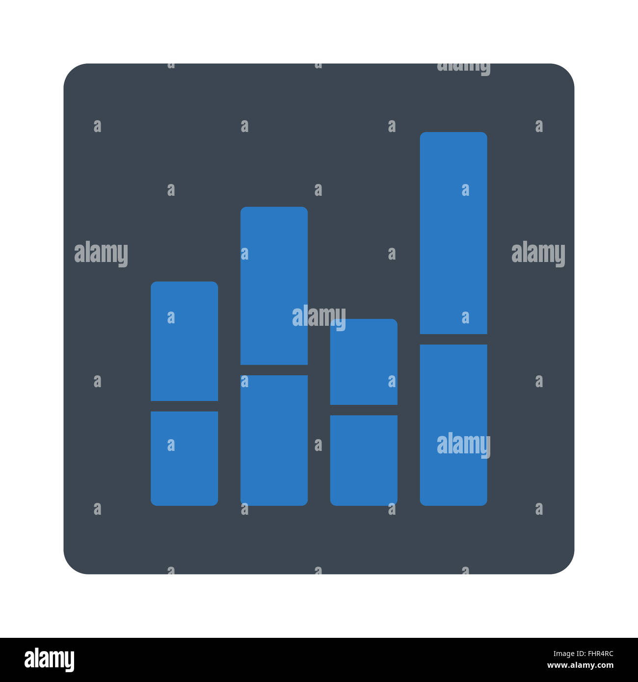 Bar Chart Icon Stock Photo - Alamy