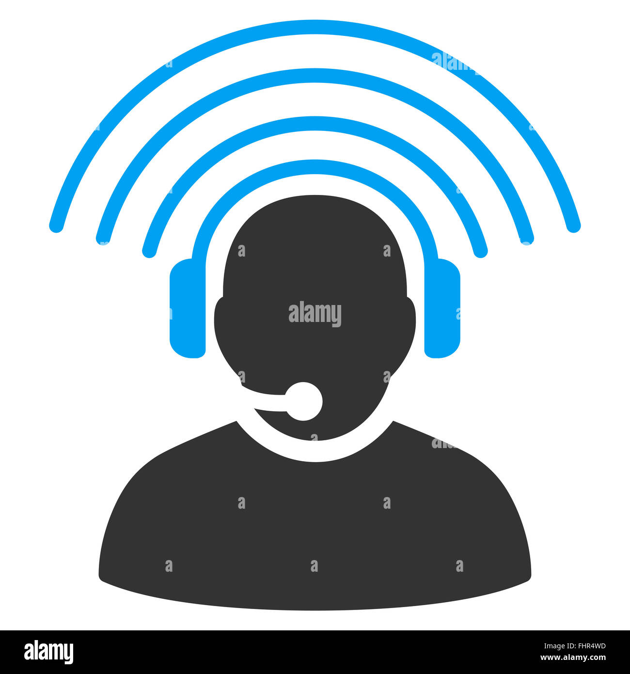 Operator Signal Icon Stock Photo - Alamy