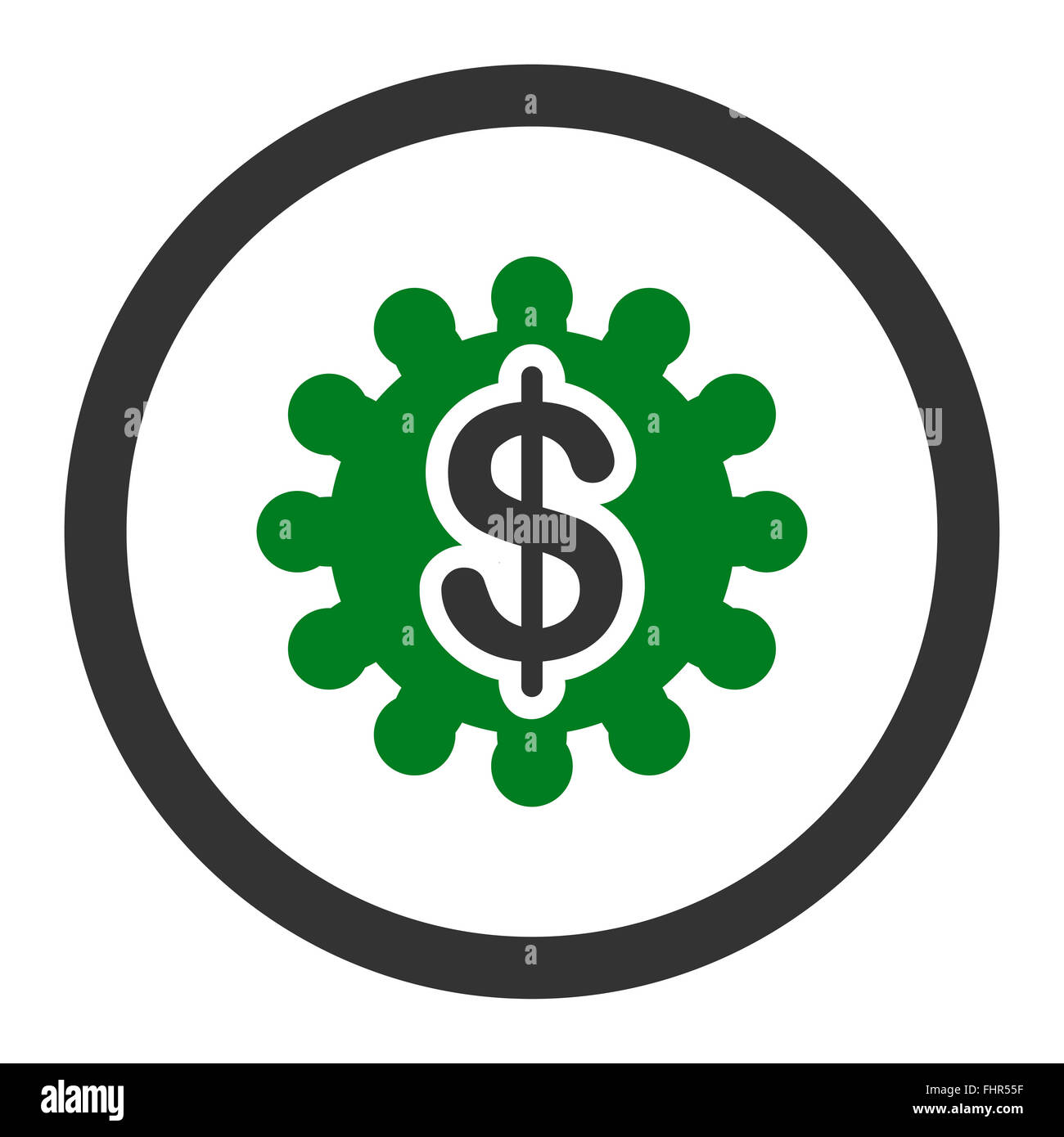 Payment options flat green and gray colors rounded vector icon Stock ...