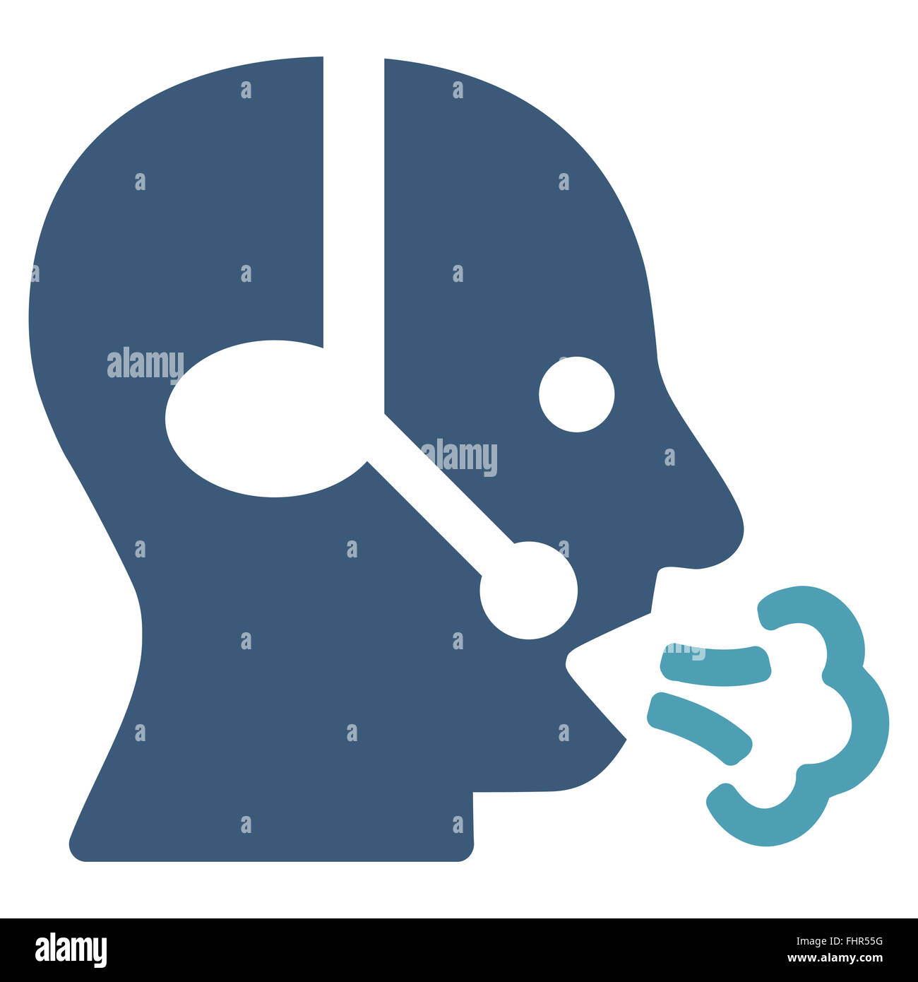 Operator Speech Icon Stock Photo - Alamy