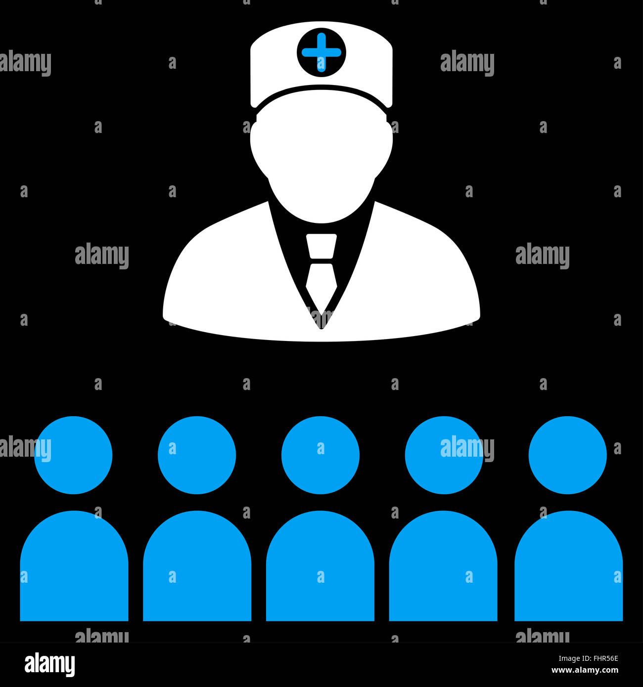 Doctor Class Icon Stock Photo - Alamy