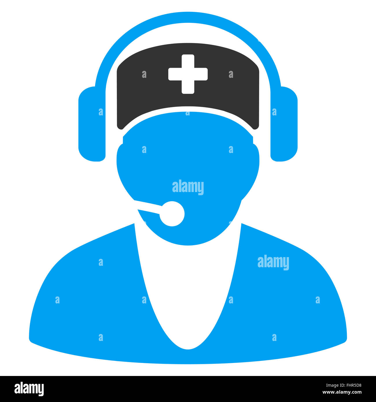 Hospital Receptionist Icon Stock Photo - Alamy