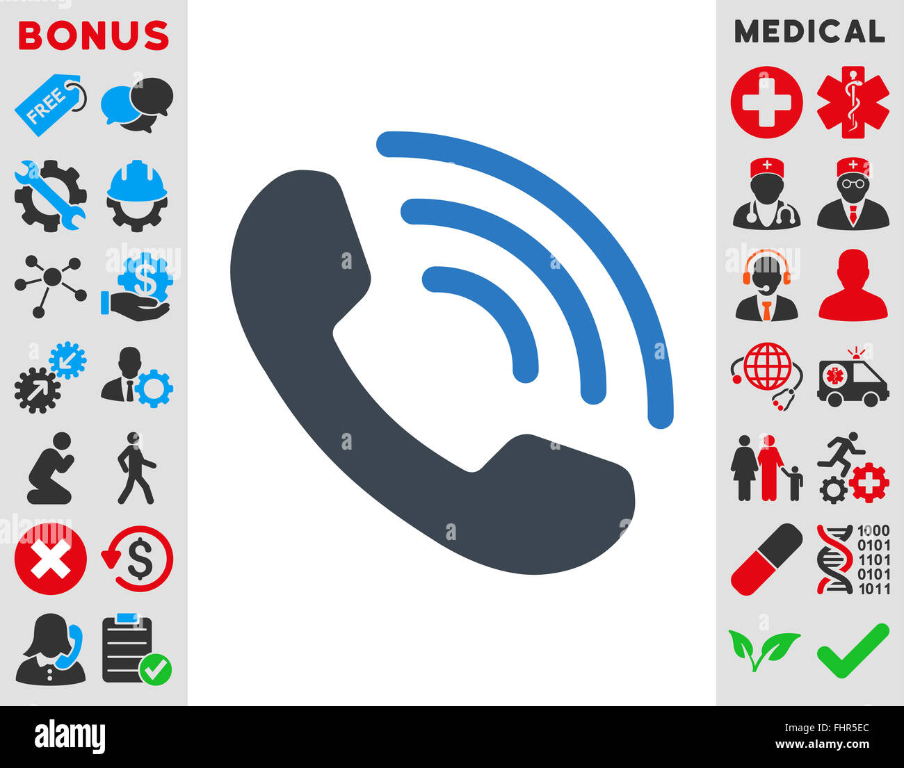 Phone Call Icon Stock Photo - Alamy
