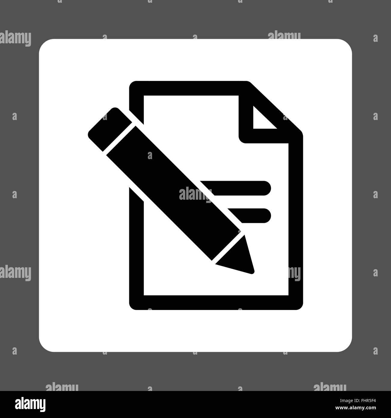 Edit records icon hi-res stock photography and images - Alamy