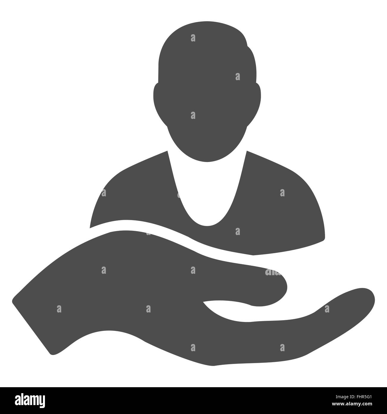 Patient Assistance Icon Stock Photo - Alamy