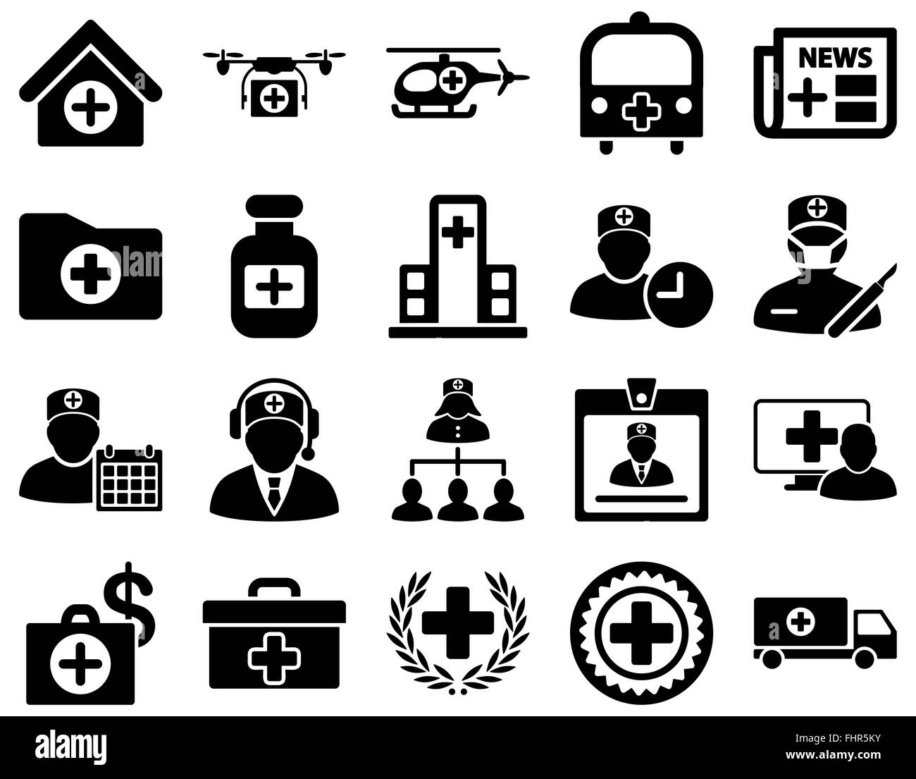 Medical icon set Stock Photo - Alamy