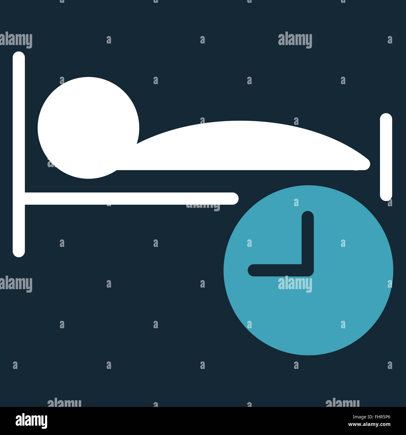 Sleep Time Icon Stock Photo - Alamy