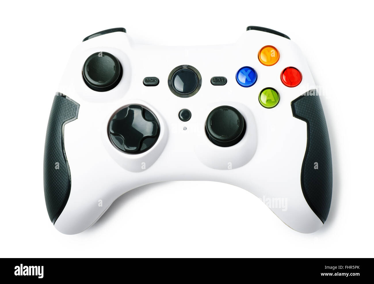 Game controller isolated on a white background Stock Photo - Alamy