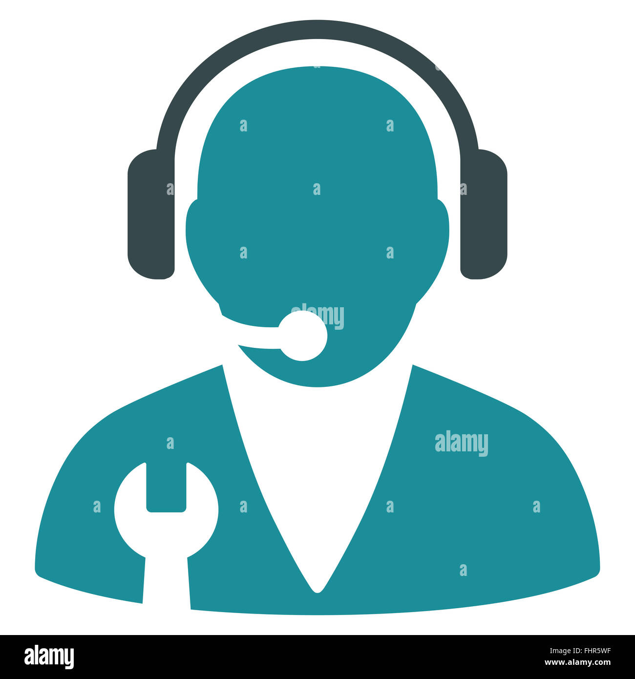 Support Manager Icon Stock Photo - Alamy