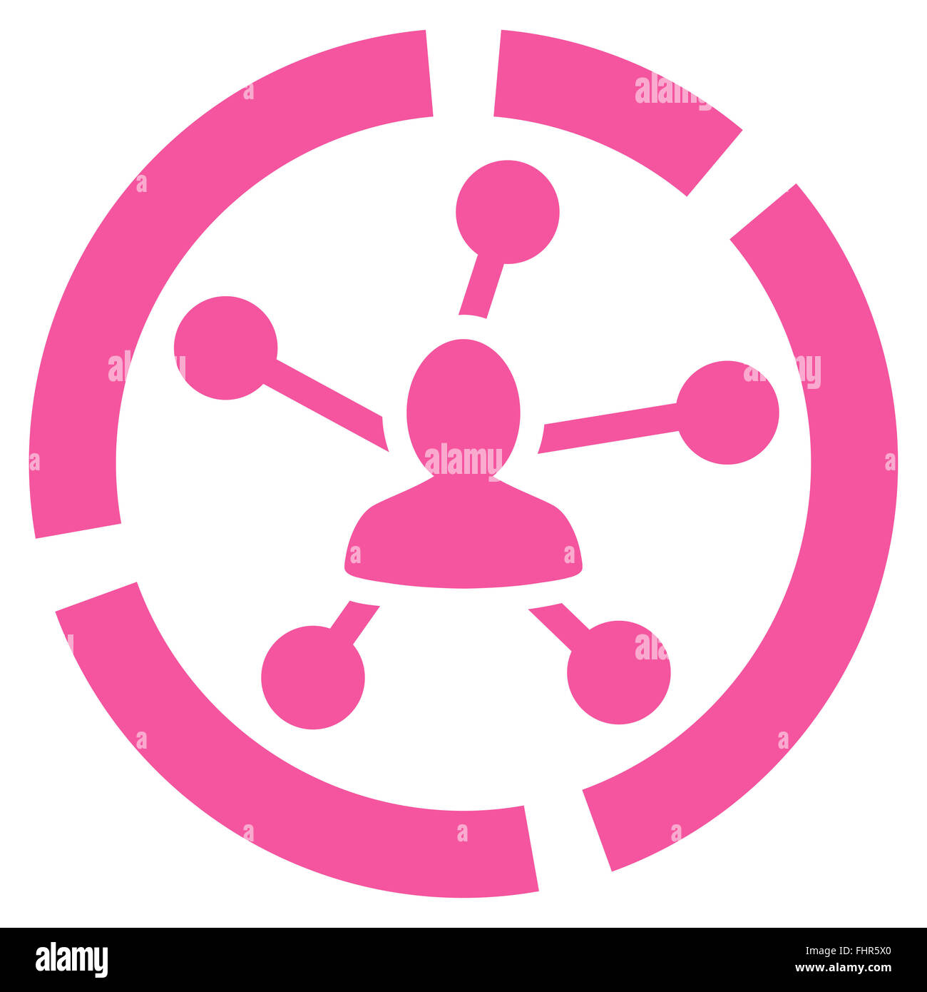 Relations diagram icon Stock Photo - Alamy