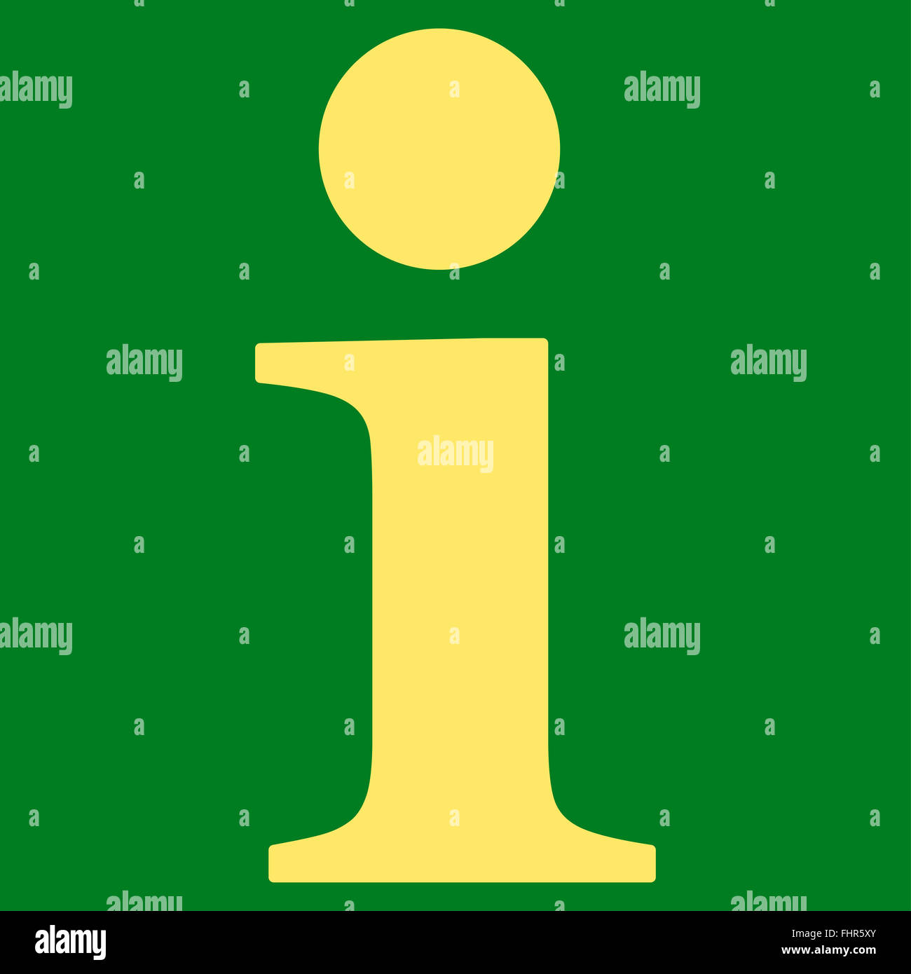 Info flat yellow color icon Stock Photo - Alamy